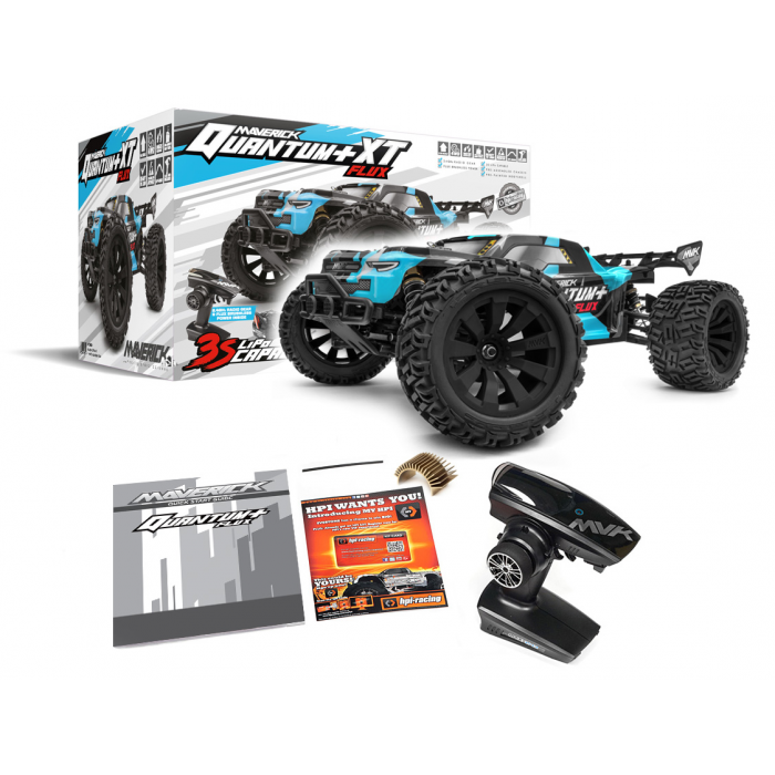 MAVERICK QUANTUM+ XT FLUX 4X4 1/10 XL BRUSHLESS - BLEU
